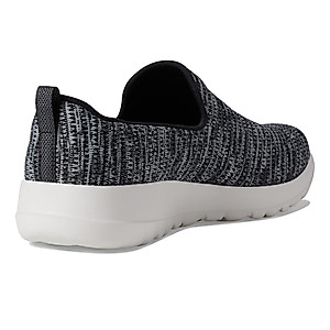 Skechers Women's GO Walk Joy-Everly Sneaker, Black/Gray, 8.5