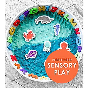 Curious Columbus Animal Magnets - 52 Toddler Magnets For Refrigerator - Fridge Magnets For Toddlers Play with Magnetic Letters - ABC Kid Magnet for Alphabet Learning - Kids Foam Animals A-Z Activities