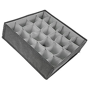 Cabilock 3pcs Fabric Sock Box Dresser Divider Hanging Drawers for Closet Clothing Storage Box Panty Organizers Clothing Organizer Sock Organizer Drawer Organizer for Clothing Sock Divider