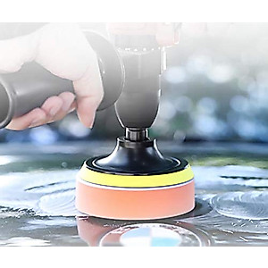 Z-Leap 4" Hook and Loop Backer Pads with 5/8-11 Thread for Sanding Polishing (2-Pcs)