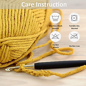 12X 50g Double Knitting Yarn 100% Acrylic Knitting Yarn Colourful DK Yarn,Perfect for Any Crochet and Knitting Mini Project,Yarn Knitting Wool Crochet Yarn, Ideal for Beginners, Kids Crafts