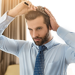 Hestya 36 Pack Hair Comb Bulk 7 Inch Carbon Fiber Cutting Comb All Purpose for Men Women Plastic Hairdressing Styling for Salon or Hotel Hair Care, Black