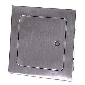 Hearth Products Controls HPC Fire Recessed Mount Stainless Steel Access Door (AD-RM6X6SS), 6x6-Inch