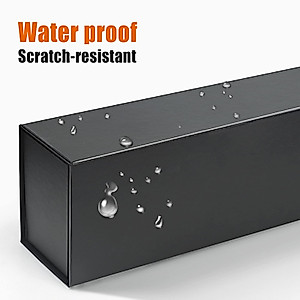 Trading Card Storage Box, Baseball Card Storage Box Holds 900+ Sport Cards or 200 Toploaders, Fits Football, Basketball, Hockey, Gaming & Trading Cards, 13x4x3 inches - Vertical Version - 2 Pack