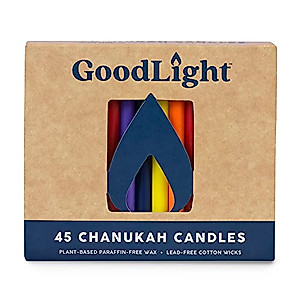 GOODLIGHT Chanukah (Multicolor) 45 Candles, 45 CT