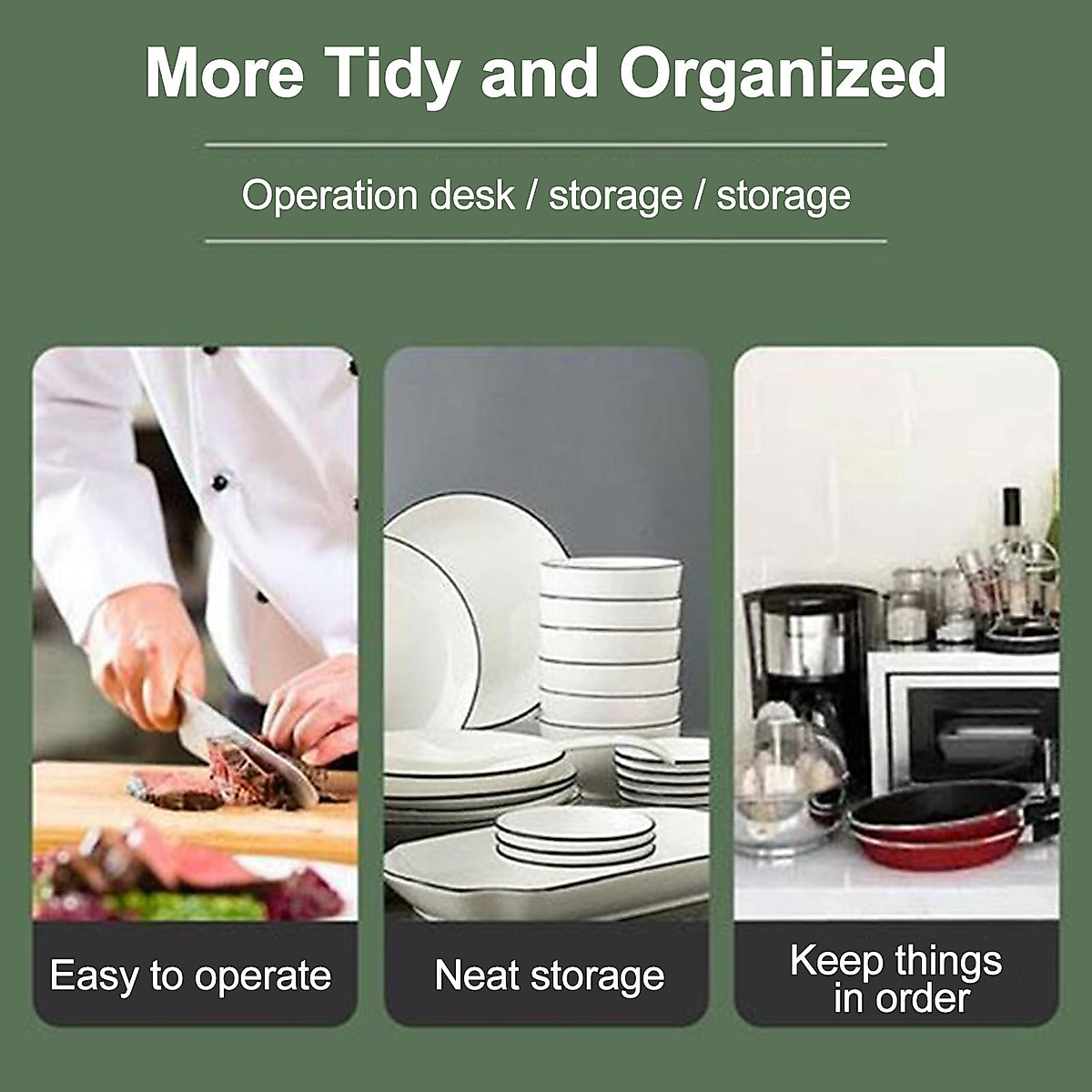 CHBMZ Stainless Steel Prep Table, W/Sliding Doors, Heavy Duty Workbench W/Cabinet, with Backsplash and Undershelf for Kitchen Restaurant (Size : 80x60x80cm/31x24x31in)