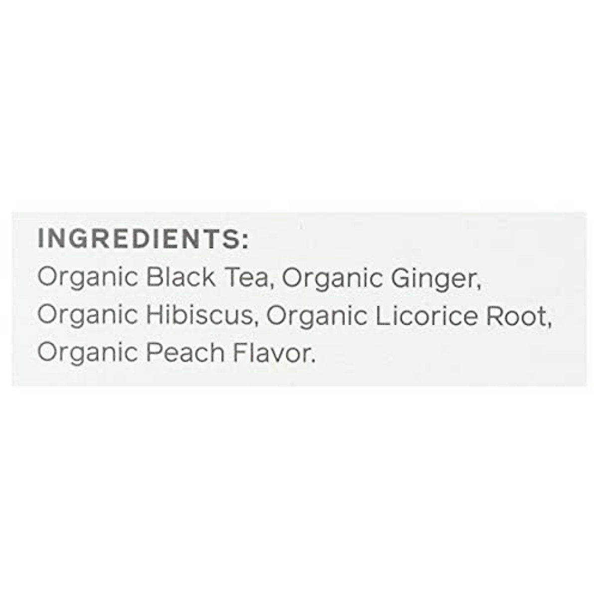 Allegro Tea, Organic Ginger Peach Black Tea Bags, 20 ct