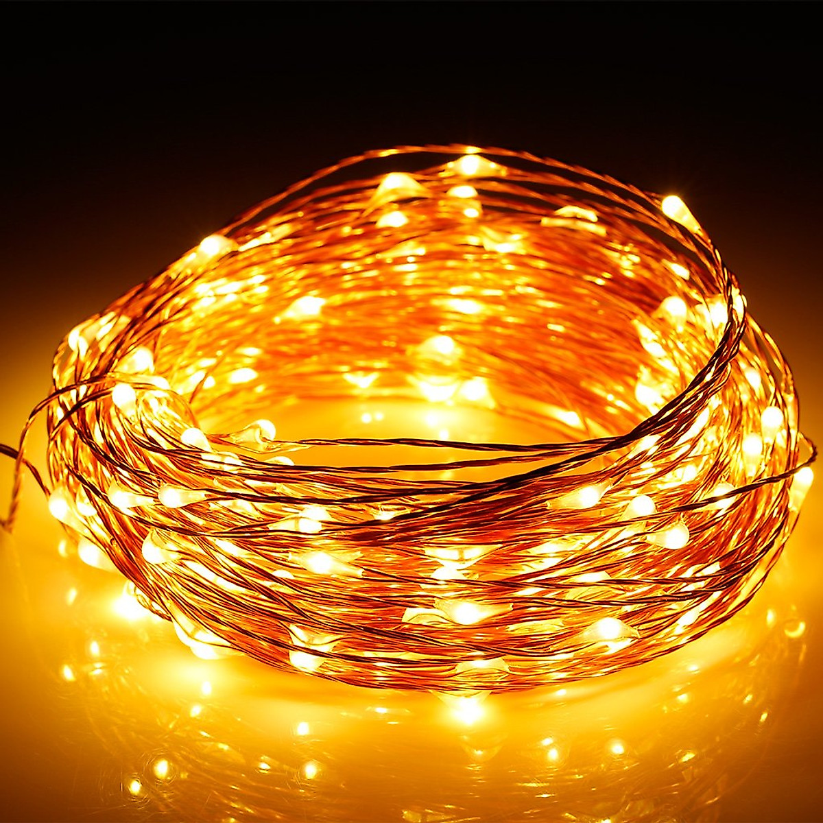 Smartdio 200 LED Solar Powered String Lights, 8 Modes 72ft Copper Wire Starry Lights, Outdoor Waterproof IP65 Fairy Christams Decorative Lights for Gardens,Homes,Wedding,Party