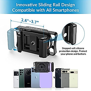 APEXEL Telescope Phone Adapter, One-Piece Smartphone Binocular Adapter for Android/iPhone, Compatible with Telescope, Monocular, Binocular, Microscope, Spotting Scope, Outdoor, Photography for Gift.