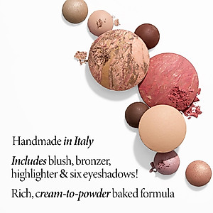 LAURA GELLER NEW YORK The Best of the Best Baked Palette - Tuscan Dreams - Full Size - Includes Bronzer, Blush, Highlighter and 6 Eyeshadows - Travel-Friendly