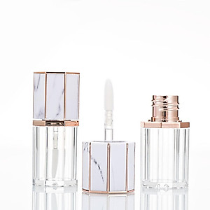 minkissy 5pcs Makeup Bottles Empty Lip Balm Tubes Clear Lipgloss Clear Lip Gloss Tube Lip Gloss Wand Tubes Lip Balm Containers Mini Lip Gloss Tubes Lip Tubes Lipstick Unique Travel