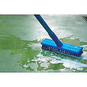 Vikan, Red Deck Scrub,Waterfed,Stiff,11",PP/PBT, 7041