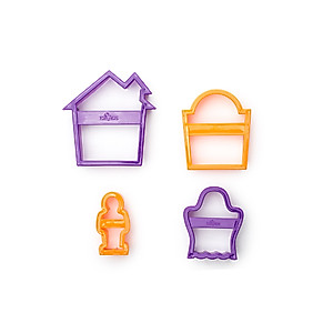 Fox Run 3668 Nesting Halloween Cookie Cutters, 1.5 x 4.5 x 7.5 inches, Multicolored