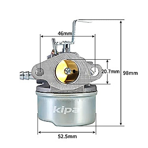 KIPA Carburetor For Tecumseh TH139SP TH139SA HSK870 HSK850 snowblower Engines Replace 640300 632738 640096 With Mounting Gasket Primber bulb Fuel Filter