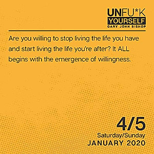 Unfu*k Yourself 2020 Day-to-Day Calendar: Get Out of Your Head and into Your Life
