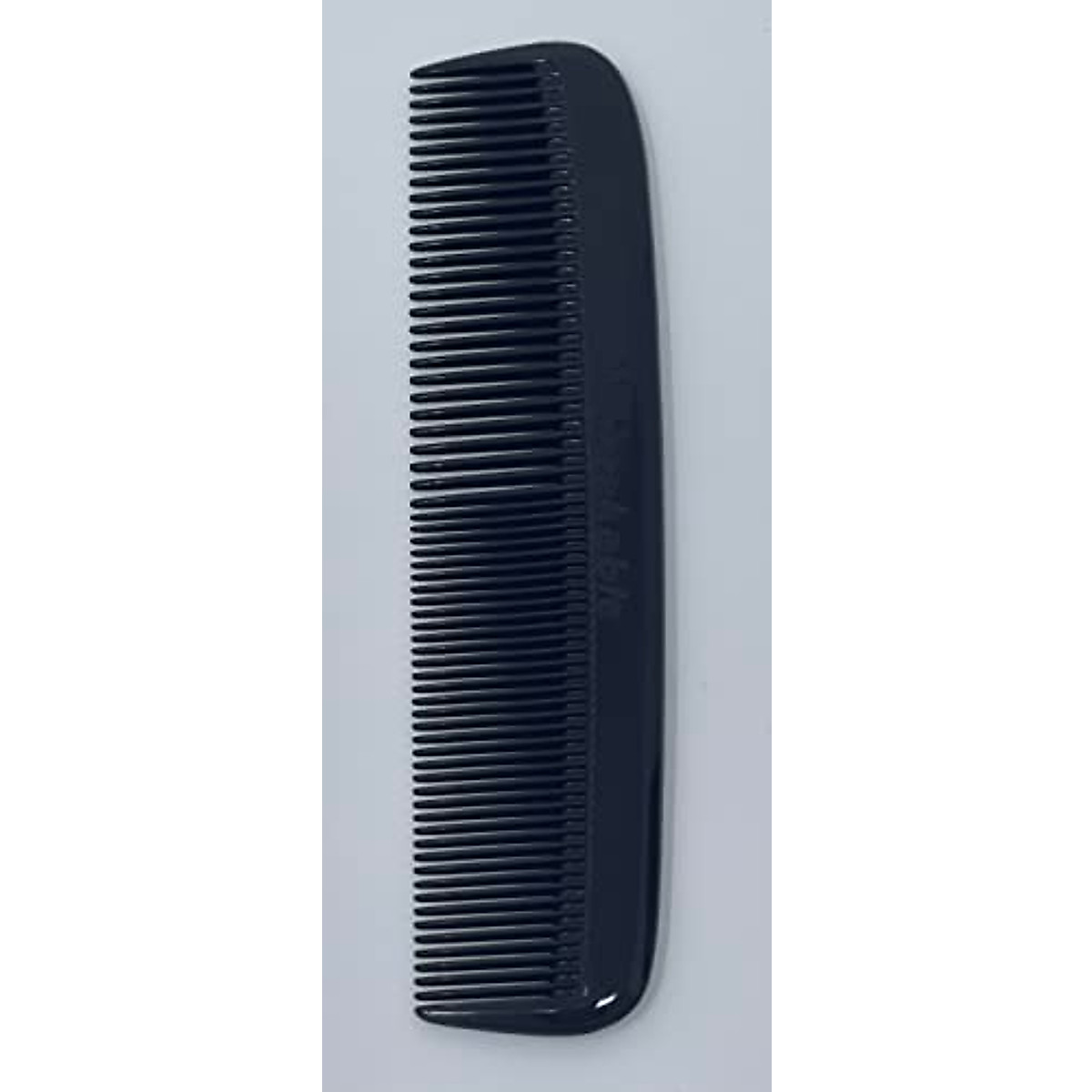 G.B.S (5 Pack) Pocket Comb Black Unbreakable Round Teeth Course Fine Pocket Beard & Mustache Combs for Men's Hair | Sideburns Travel-Friendly Symmetry, Friendly Birthday Gifts