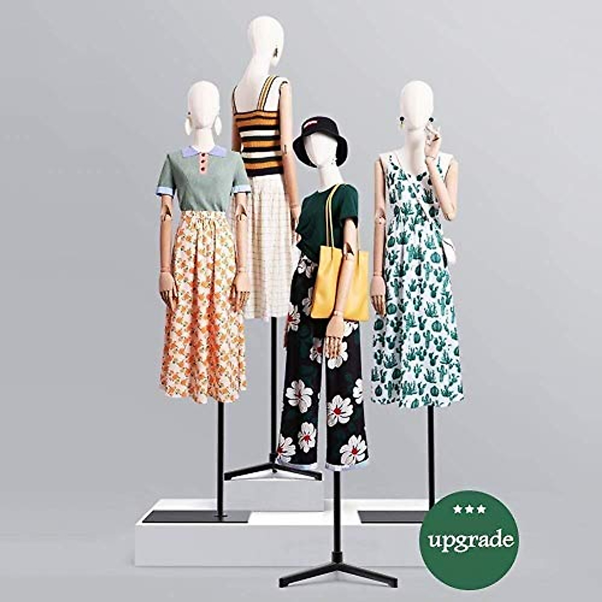 Mannequin Display Stand Female Mannequin Full Body Manikins Tailors Dummy Female Mannequin Torso Body Dress Form