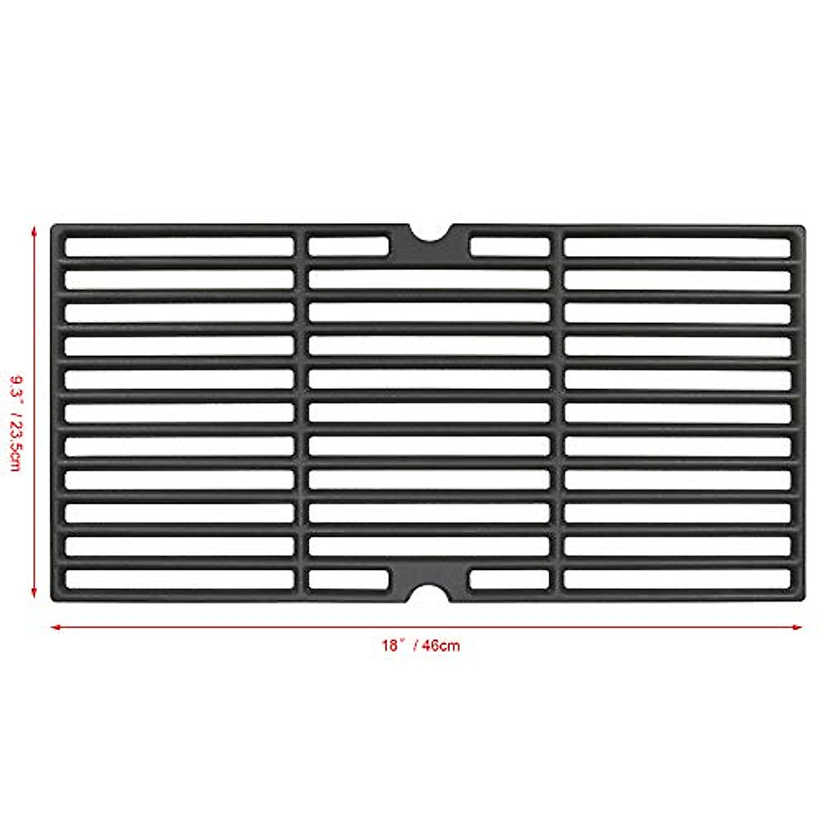 Utheer Grill Grates Replacement 18 Inch for Charbroil Performance 2 Burner 463625217 463673519 463625219 463673017 463673517 Performance 300 2-Burner Cabinet Liquid Propane Gas Grill Models