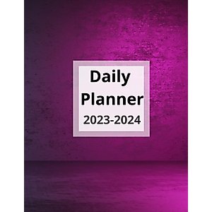 Daily Planner 2023-2024: Take notes daily:Today's Agenda 2023 2024, 120 pages 8.5* 11