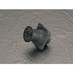 Caplugs CEC-23 CEC Series – Plastic Conductive Cap for Threaded and Non-Threaded Connectors, 4 Pack, Black EVA, Nominal Thread Size 1-7/16" ESD Protection, Electrostatic Charge, Electrical Shields