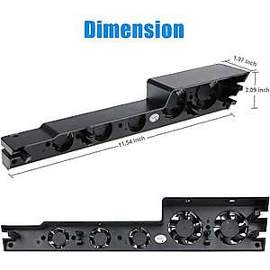 Linkstyle Cooling Fan for PS4 PRO, USB External Cooler 5 Fan Turbo Temperature Control for Sony Playstation Pro Gaming Console