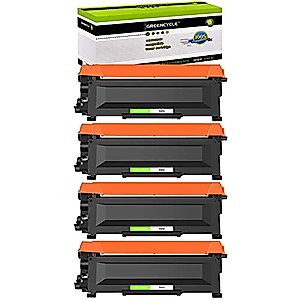 greencycle Compatible Toner Cartridge Replacement for Brother TN450 TN420 TN-450 TN-420 to use with HL-2270DW HL-2280DW HL-2230 MFC-7360N MFC-7860DW DCP-7065DN Intellifax 2840 2940 Printer (4 Black)