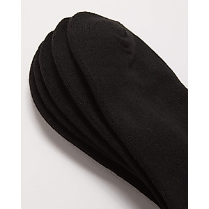 Calvin Klein Men's 6 Pair Athletic Crew Socks, Size 7-12, Black