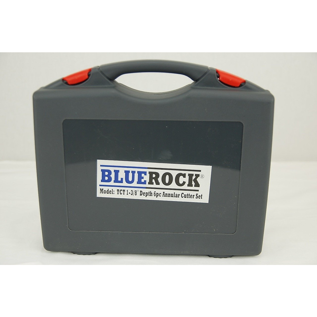 BLUEROCK 6 Piece Set 1-3/8" Depth Tungsten Carbide Tip (TCT) Annular Cutter Bits for Magnetic Drill