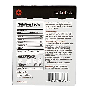 Non-Dairy Vegan No Sugar added plant base Yogurt Starter with live and active probiotic cultures