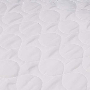 Linenspa 34" x 52" Skid Resistant Waterproof Sheet and Mattress Protector Pad-Highly Absorbent-Machine Washable-Quilted, White