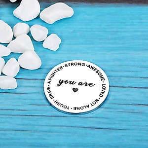 Inspirational Gifts for Women Friends Pocket Hug Christmas Valentiens Day Birthday Gifts for Her Female Sisters Coworker Breast Cancer Survivor Get Well Soon After Surgery Gifts Double Sided