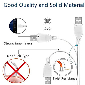 HISPD 5ft White Micro USB Data Sync Cable Charging Charger Cord for Harman Kardon Esquire Mini Ultra Thin Wireless Portable Speaker System HKESQUIREMINIBLKAM Harman/Kardon