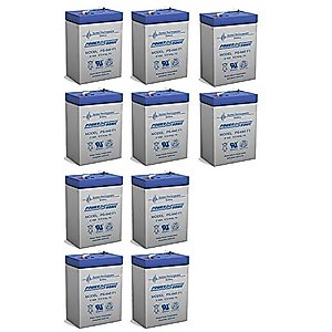 Power Sonic 6V 4.5AH Battery Replacement for Carpenter Watchman 713526-10 Pack