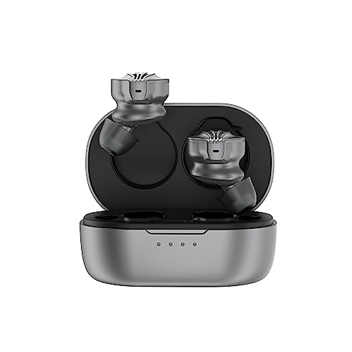 FiiO FW3 True Wireless Earbud, Bluetooth 5.2 LDAC/aptX Adaptive, 10mm Drivers with Big Bass, App for Custom EQ, 21H Playtime (Grey)