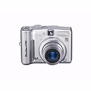 Canon PowerShot A700 6MP Digital Camera with 6x Optical Zoom