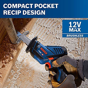 BOSCH PS60N 12V Max Pocket Reciprocating Saw (Bare Tool)