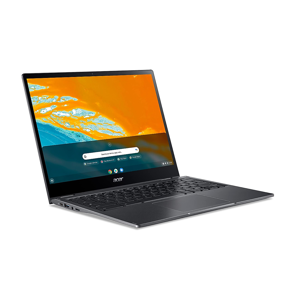 Acer Chromebook Spin 513 Convertible Laptop | 13.5" 2256x1504 Gorilla Glass Touch | MediaTek Kompanio 1380 Octa-Core CPU | 8GB LPDDR4X | 128GB eMMC | WiFi 6 | Backlit KB | Chrome OS | CP513-2H-K62Y