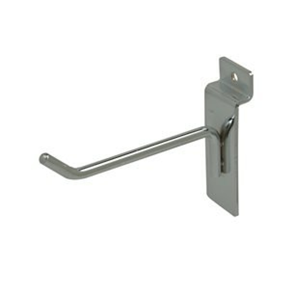 4" Chrome Slat Wall Hooks (Box of 96)