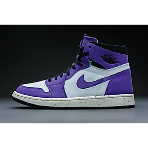 Jordan Mens 1 High Zoom Air CMFT CT0978 501 Crater Purple - Size 10.5