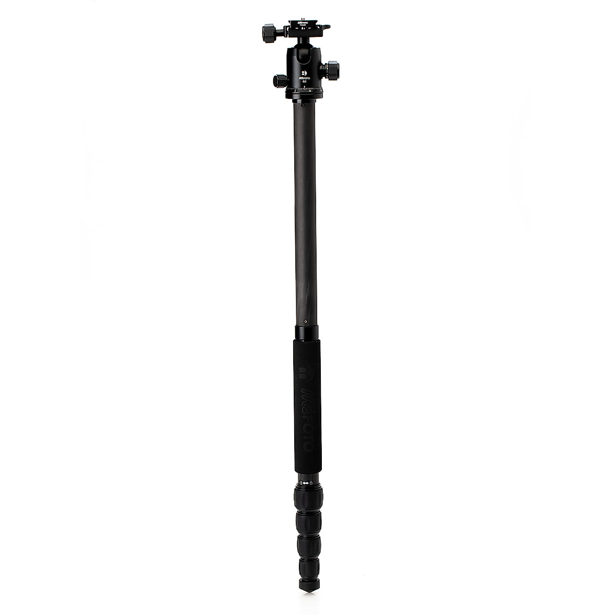 Benro MeFOTO Globetrotter Travel Tripod, Ballhead and Monopod in Black, 2 Series Carbon Fiber Legs, 4 Leg Sections, Twist Leg Locks, Padded Carrying Case (BMGTCBLK)