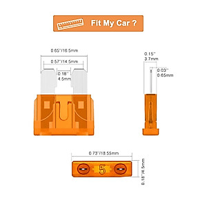 150pcs Car Automotive Rv Standard Fuses - Auto ATO Blade Fuse Assortment Kit (2A 3A 5A 7.5A 10A 15A 20A 25A 30A 35A)