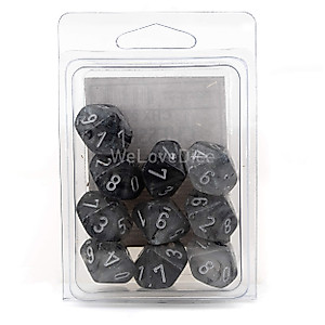 Chessex Borealis Light Smoke Luminary 10 x D10 Set [CHX27378]