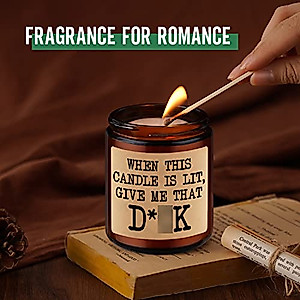 GSPY Scented Candles - Naughty Gifts, Gifts for Him - Husband Gifts, Boyfriend Gifts, Fiance Gifts, Candle for Men - Funny Anniversary, Fathers Day, Birthday Gifts for Husband, Boyfriend, Couples, Guy