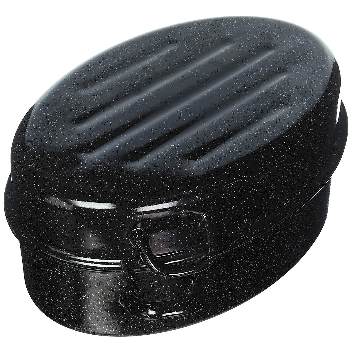 16.5"L x 15"W x 8"H (42cmx38cmx20.3cm) Uniware Healthy Enamel Coating Turkey Roaster, Roaster Pan for Turkey, Roaster for Chicken