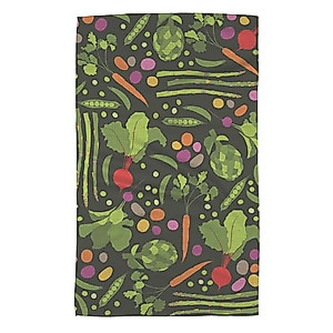 GEOMETRY Kitchen Tea Towel - Quick Dry Microfiber Cloth Dish Towels for Kitchen Drying - Premium Quick Dry Towel (Spring Sprout, 1-Pack)