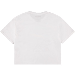 NASCAR Ladies Racing Fashion Shirt - Ladies Classic Racing Tee Crop Top Tee (White, X-Large)