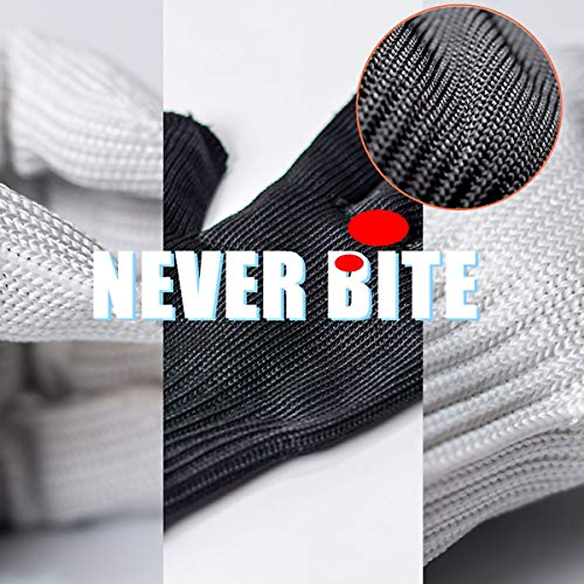 Bonaweite 1 Pair Bird Training Anti-Bite Gloves, Pet Parrot Chewing Protective Handling Gloves for Conures Cockatiels Parrotlets Finch Macaw African Budgies Parakeet Agapornis Fischeri