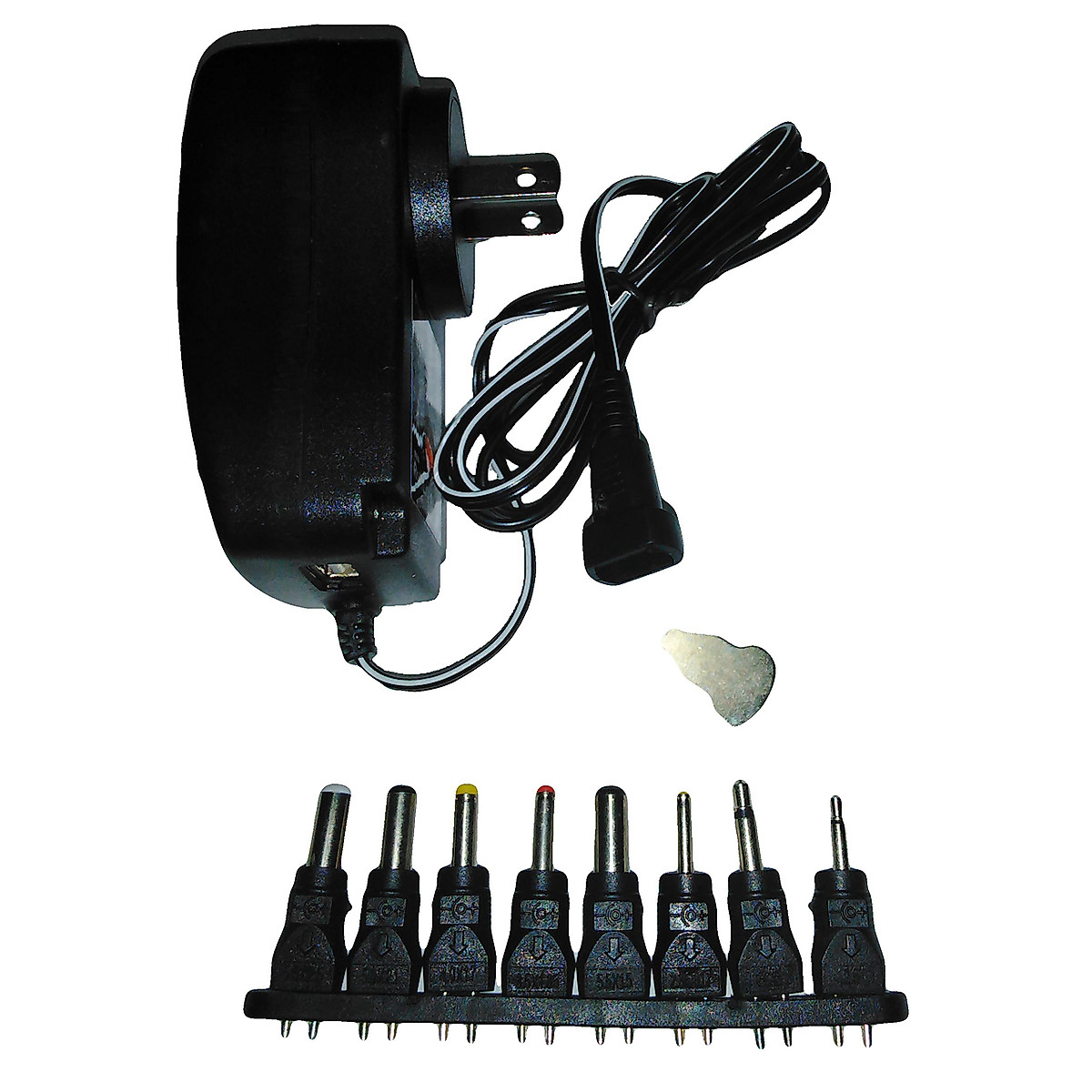 3vdc -12 volt Universal AC/DC Power Adapter USB Port | 8 Reversible Polarity Positive or Negative Tips Center Tip 3v 4.5v 5v 6v 7.5v 9v 12v 1a 12w Transformer 5.5mm 2.5mm 2.1mm 3.5mm 4.0mm 5.0mm 1.7mm