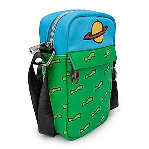 Buckle Down Nickelodeon Bag, Cross Body, Rugrats, Chuckie Bounding, Vegan Leather