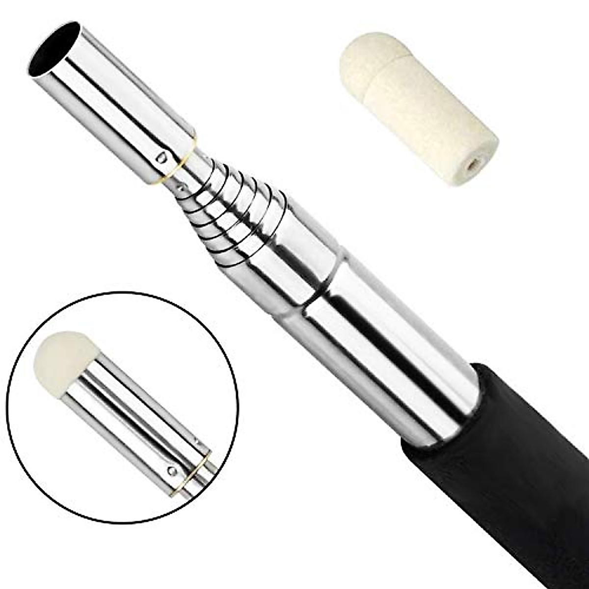 3 Pieces Telescopic Teachers Pointer, Hand Pointer Extendable Telescopic Retractable Pointer Whiteboard Pointer and Lanyards for Teachers Coach Presenter, Extends to 39 Inches
